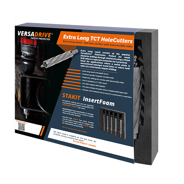 Versadrive® 4 Tct Holecutters Rivet Removal Kit 101035 Set6